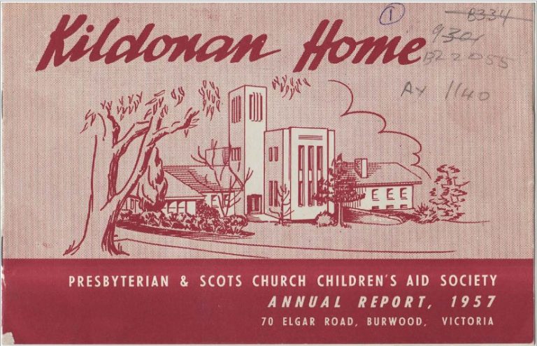 Kildonan Annual Reports Front Covers and extracts | Find and Connect