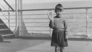 Stewart Lee on SS Strathnaver, 1955 | Find and Connect