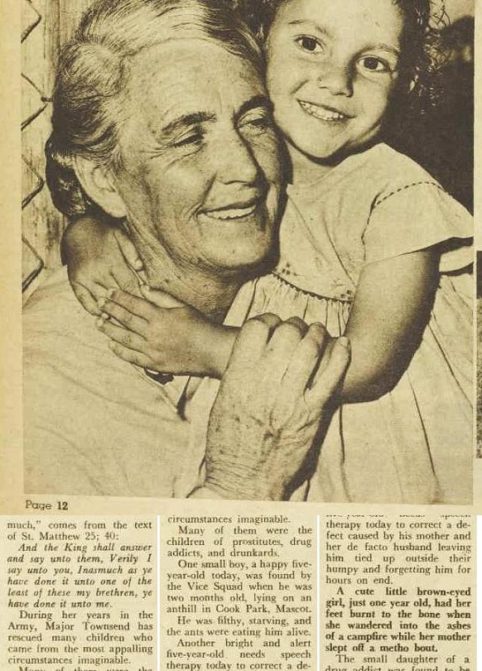 Inasmuch's Major Townsend | Find and Connect