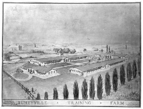 Sketch of Scheyville Training Farm, by B. Wiltshire, Designing ...