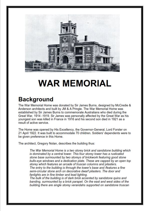 War Memorial | Find and Connect