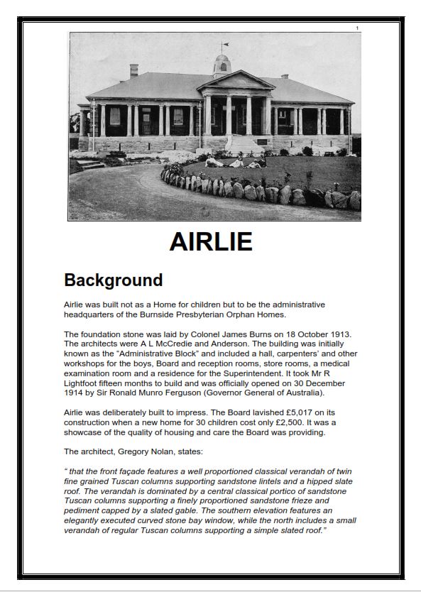 Airlie | Find and Connect