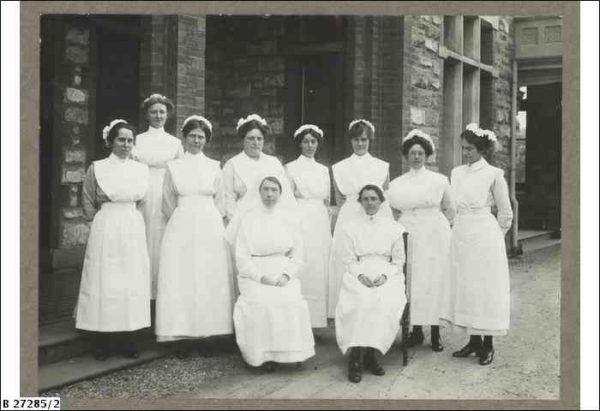 Nurses at Queen's Home | Find and Connect