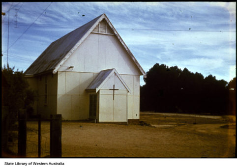 Chapel at Mogumber Methodist Mission, 1964 | Find and Connect