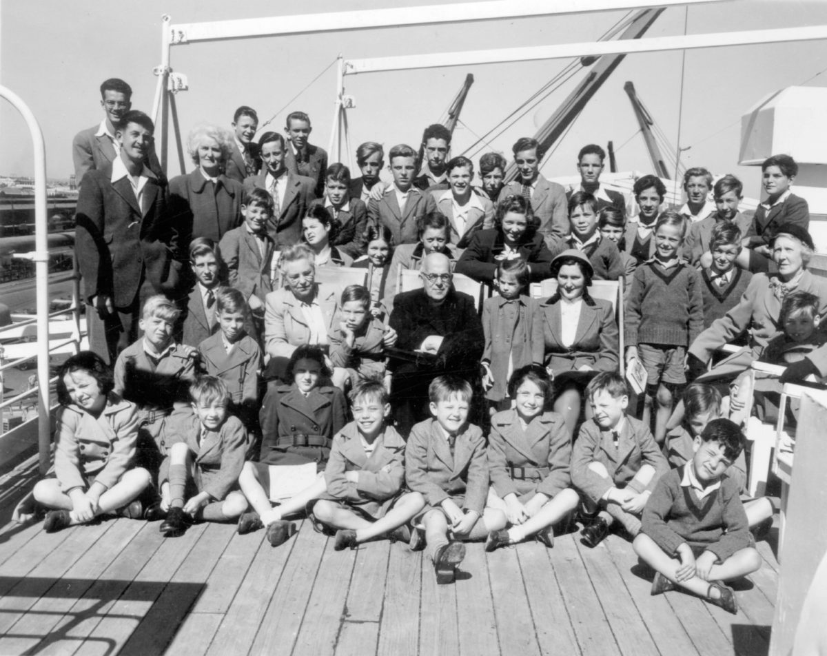 Child migrants on the Asturius, 1950 | Find and Connect