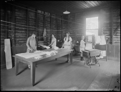 The laundry lesson, 1920s | Find and Connect