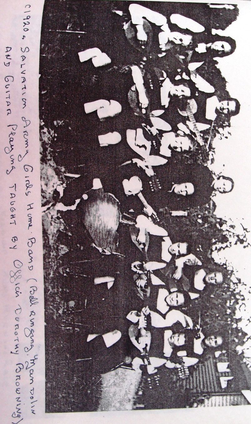 Salvation Army Girls Home Band, c1920 | Find and Connect