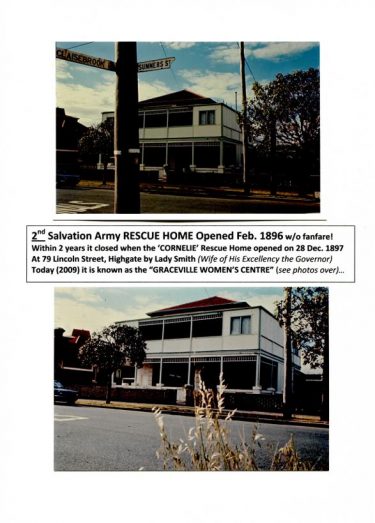 Second Salvation Army Rescue Home | Find and Connect