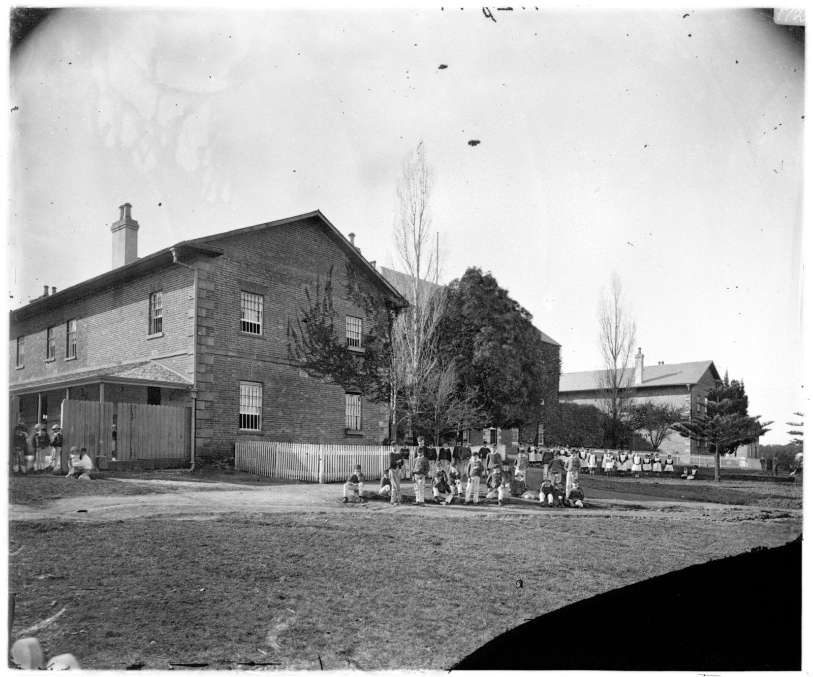 Protestant Orphan School, Parramatta: children in playground | Find and ...