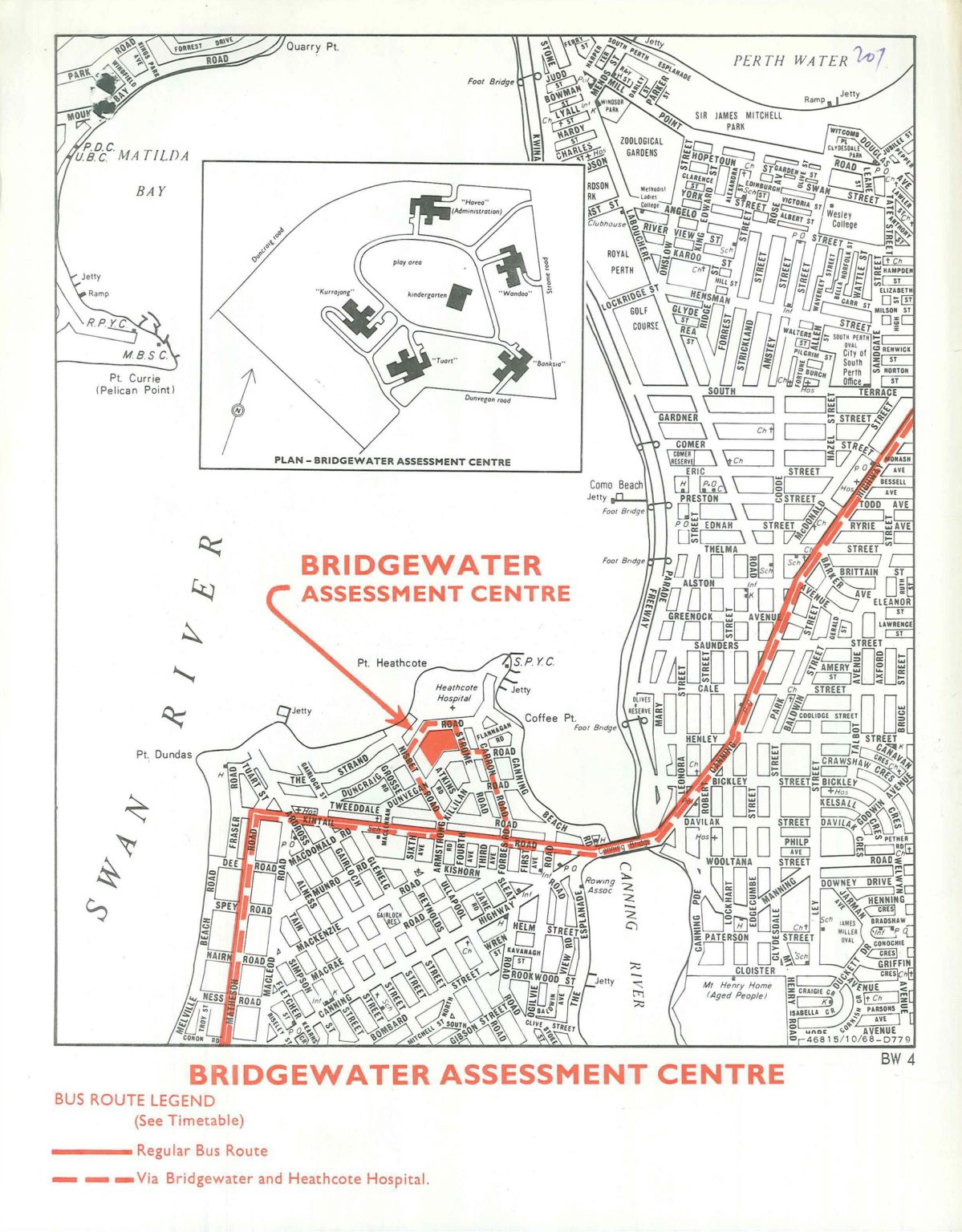 Bridgewater Assessment Centre [Site Map] | Find and Connect